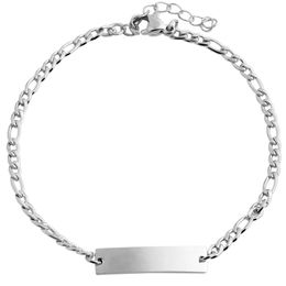 Adelia´s Edelstahlarmband ADELIA´S "Herren Armband aus Edelstahl 18 cm", silber, Armbänder, Herren, 18, Edelstahl