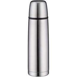 Thermoflasche Alfi "isoTherm Perfect", silber (silberfarben), H:24cm, Edelstahl, Trinkflaschen, doppelwandig, Edelstahl