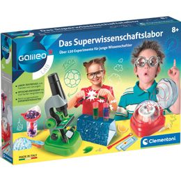 Experimentierkasten Clementoni "Galileo, Das Superwissenschaftslabor", bunt, Experimentierkästen, Kinder, Made in Europe