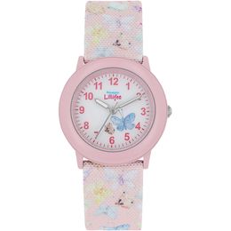 Quarzuhr Prinzessin Lillifee, bunt (bunt, weiß, rosa), Armbanduhren, Kinder, Armbanduhr, Kinderuhr, Mädchen, Geschenkidee, Geburtstag, Schulanfang