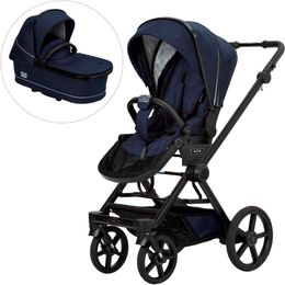 Kombi-Kinderwagen Hartan "Ivy GTR Outdoor mit Falttasche", Baby, blau (saphir), Aluminium, Kinderwagen, Made in Germany