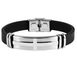 Adelia´s Edelstahlarmband ADELIA´S "Herren Armband aus Edelstahl 21 cm", silber, Armbänder, Herren, 21, Edelstahl