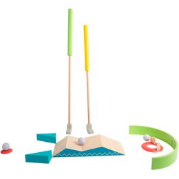 Spiel Small Foot "Minigolf-Set Active", bunt, Spiele, Kinder, Holz, inkl. Stoffbeutel; FSC- schützt Wald - weltweit