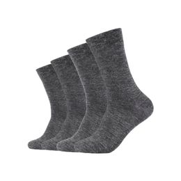 Socken Camano, Damen, Gr. 39 (42), grau (dunkelgrau, meliert), Materialmix, melange, meliert, normal, Socken