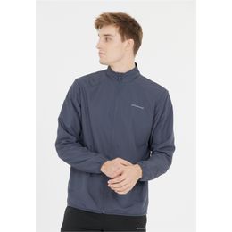 Laufjacke Endurance "Sylas", Herren, Gr. L, blau, 100% Polyester, unifarben, sportlich, normal, ohne Ausschnitt, Langarm, Jacken, aus strapazierfähigem und atmungsaktivem Material