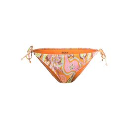 Bikini-Hose Roxy "Floraldelic", Damen, Gr. M, US-Größen, orange (mock orange Roxy delic), [Hauptstoff] 87% Nylon, 13% Elasthan, Badehosen