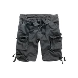 Stoffhose Brandit "Brandit Herren Urban Legend Cargo Shorts", Herren, Gr. 6XL, US-Größen, grau (charcoal), 65% Polyester, 35% Baumwolle, normal, Hosen