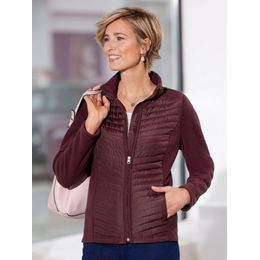 Fleecejacke Classic Basics, Damen, Gr. 42, rot (burgund), 100% Polyester, Wattierung:100% Polyester, Webware:100% Polyester, unifarben, Langarm, Jacken