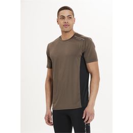 Funktionsshirt ELITE LAB "Tech Elite X1", Herren, Gr. S, grün (olivgrün, grün), 93% Polyester, 7% Elasthan, unifarben, sportlich, normal, Rundhals, Kurzarm, Shirts, mit schnell trocknender QUICK DRY-Technologie