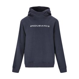 Sweatshirt Endurance "Glakrum", Herren, Gr. 116, blau (dunkelblau), 100% Polyester, bedruckt, sportlich, normal, ohne Ausschnitt, Langarm, Sweatshirts, mit sportlichem Markenprint