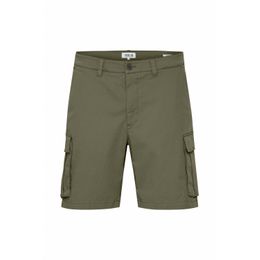 !Solid Cargoshorts SOLID "Cargoshorts SDJoe", Herren, Gr. L, N-Gr, grün (dusty olive), Obermaterial: 98% Baumwolle CO. 2% Elasthan EL., casual, regular fit kniefrei, Hosen