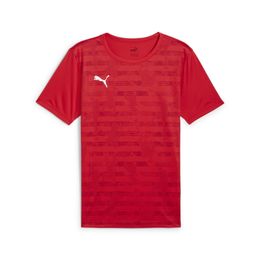 Trainingsshirt Puma "individualRISE Graphic Trikot Herren", Herren, Gr. M, rot, Obermaterial: 100% Polyester; Vorderteil: 100% Polyester, bedruckt, slim fit, Rundhals, Kurzarm, Shirts