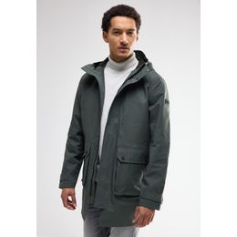 Outdoorjacke Street One MEN, Herren, Gr. L (42), grün (dusty grün), Stoff, Obermaterial: 100% Polyester; Futter: 100% Polyester, unifarben, casual, gerade normal, ohne Ausschnitt, Langarm Bündchen, Jacken, wasserabweisend