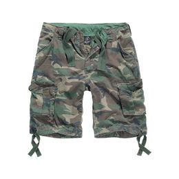 Stoffhose Brandit "Brandit Herren Urban Legend Cargo Shorts", Herren, Gr. 4XL, US-Größen, grün (olive camouflage), 65% Polyester, 35% Baumwolle, normal, Hosen