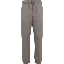 Stoffhose 2Y STUDIOS "2Y Studios Herren Basic Sweatpants", Herren, Gr. L, US-Größen, grau (washed grau), 70% Baumwolle, 30% Polyester, unifarben, loose fit, Hosen