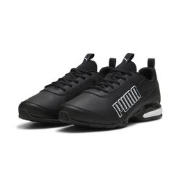 Sneaker Puma "EQUATE SL 2", Gr. 42,5, schwarz-weiß (Puma schwarz, Puma weiß), Synthetik, sportlich, Schuhe