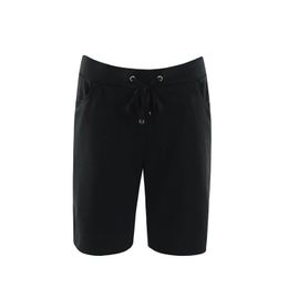 Jogginghose Hajo "Shorts", Damen, Gr. XL, N-Gr, schwarz, Obermaterial: 62% Baumwolle CO. 38% Polyester PES., Hosen