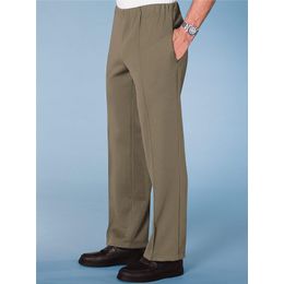 Relaxhose DANNECKER, Herren, Gr. 48, Normalgrößen, braun, 80% Polyacryl, 20% Baumwolle, unifarben, lang, Hosen