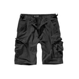 Stoffhose Brandit "Brandit Herren BDU Ripstop Shorts", Herren, Gr. L, US-Größen, schwarz, 100% Baumwolle, normal, Hosen