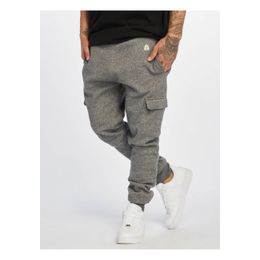 Stoffhose Just Rhyse "Just Rhyse Herren Huaraz Sweat Pants", Herren, Gr. M, US-Größen, grau (anthrazit), 70% Baumwolle, 30% Polyester, unifarben, skinny fit, Hosen