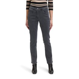 Stretch-Jeans Betty Barclay "Betty Barclay Stretch-Hose mit elastischem Bund", Damen, Gr. 34, Normalgrößen, grau (grau denim), Obermaterial: 81% Baumwolle, 17% Polyester, 2% Elasthan., modisch, slim fit, Jeans