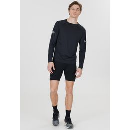 Funktionsshirt ELITE LAB "LAB", Herren, Gr. L, schwarz, 100% Polyester, unifarben, sportlich, Rundhals, Langarm, Shirts, aus schnelltrocknendem Material