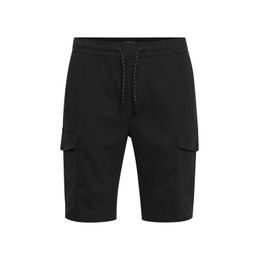 Cargoshorts 11 Project "Cargoshorts PRGarikko", Herren, Gr. L, N-Gr, schwarz, Obermaterial: 98% Baumwolle CO. 2% Elasthan EL., casual, regular fit kurz, Hosen