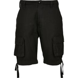 Stoffhose Brandit "Brandit Herren Urban Legend Cargo Shorts", Herren, Gr. 4XL, US-Größen, schwarz, 65% Polyester, 35% Baumwolle, normal, Hosen