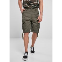 Stoffhose Brandit "Brandit Herren Urban Legend Cargo Shorts", Herren, Gr. L, US-Größen, grün (olive), 65% Polyester, 35% Baumwolle, normal, Hosen