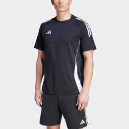 Trainingsshirt adidas Performance "TIRO24 SWTEE", Herren, Gr. M, schwarz-weiß (schwarz, weiß), Obermaterial: 100% Baumwolle, sportlich, Rundhals, Shirts