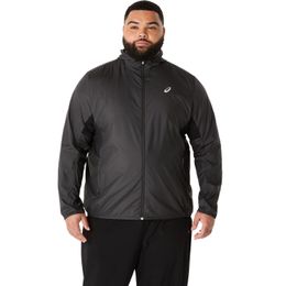 Laufjacke asics "asics CORE JACKET", Herren, Gr. L, schwarz (performance schwarz), Obermaterial: 100% Polyester, sportlich, Jacken