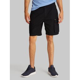 Cargoshorts Calvin Klein Jeans "WASHED CARGO SHORT", Herren, Gr. 31, N-Gr, schwarz, Web, Obermaterial: 97% Baumwolle, 3% Elasthan, unifarben, casual, normal kniefrei, Hosen, in gewaschener Optik