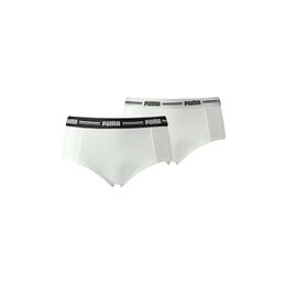 Panty Puma "Panty 2er Pack", Damen, Gr. L, weiß, Obermaterial: 57% Baumwolle CO. 38% Modal CMD. 5% Elasthan EL., Unterhosen