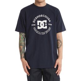 T-Shirt DC Shoes "DC Star Pilot", Herren, Gr. S, blau (navy blazer), [Hauptstoff] 100% Baumwolle, Kurzarm, Shirts