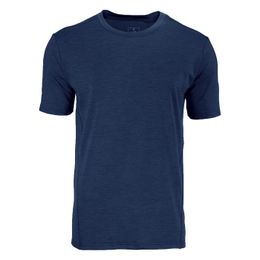 Funktionsshirt LPO "NAKIN BASIC MEN", Herren, Gr. L (52), blau (navy), 94% Polyester;6% Elasthan, casual, körpernah, Kurzarm, Shirts, Funktionsshirt mit V-Ausschnitt