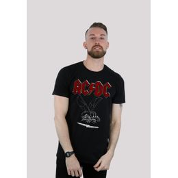 T-Shirt F4NT4STIC "ACDC Fly On The Wall 1985 für Kinder & Herren", Herren, Gr. L, schwarz, Obermaterial: 100% Baumwolle, casual, regular fit, Rundhals, Kurzarm ohne Bündchen, Shirts, Print