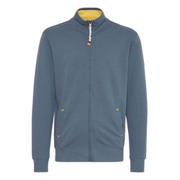 !Solid Sweatjacke SOLID "Sweatjacke SDKarim", Herren, Gr. L, blau (china blau), Obermaterial: 100% Baumwolle CO., casual, normal, Sweatjacken