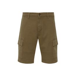 Cargoshorts INDICODE "Cargoshorts IDBrom", Herren, Gr. L, N-Gr, grün (army), Obermaterial: 98% Baumwolle CO. 2% Elasthan EL., casual, regular fit normal, Hosen