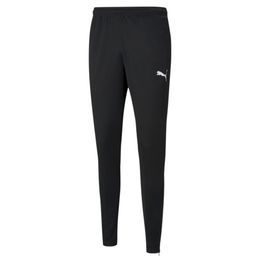 Trainingshose Puma "TEAMRISE POLY TRAINING PANTS", Herren, Gr. XXL, N-Gr, schwarz-weiß (Puma schwarz, Puma weiß), Piquu00e9, Obermaterial: 100% Polyester, unifarben, sportlich, regular fit normal, Hosen