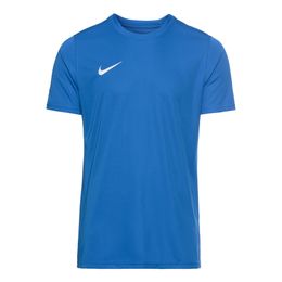 Trainingsshirt Nike "T-SHIRT PARK 7", Herren, Gr. L, blau (blau, weiß), Single Jersey, Obermaterial: 100% Polyester, sportlich, Kurzarm, Shirts