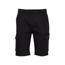 Cargoshorts INDICODE "Cargoshorts IDRonjo", Herren, Gr. M, N-Gr, schwarz, Obermaterial: 98% Baumwolle CO. 2% Elasthan EL., casual, regular fit kurz, Hosen