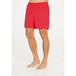 Badeshorts Virtus "Wesley", Herren, Gr. L, US-Größen, rot, 100% Nylon, unifarben, Badehosen, in atmungsaktiver Qualität