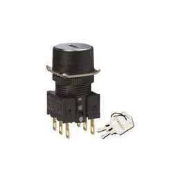 Omron Electronic Components IP65 Key Switch, DPDT 3-Way - A165K-T3M-2