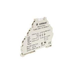 WIELAND WIELAND flare Series Interface Relay, DIN Rail Mount, 24V dc Coil, SPDT, 1-Pole - 80.010.4100.0