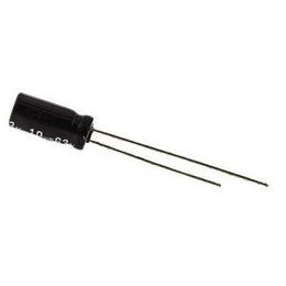 Panasonic 10uF Aluminium Electrolytic Capacitor 63V dc, Radial, Through Hole - EEUEB1J100S