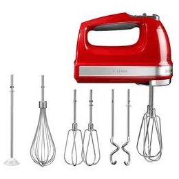 KitchenAid Handmixer "5KHM9212EER EMPIRE ROT", rot (empire rot), B:8cm H:15cm T:20cm, Mixer, 9 Stufen