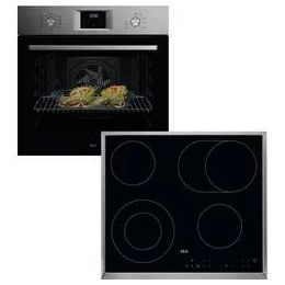 AEG Backofen-Set "HH24BSM", A+ (A+++-D), schwarz, Herdsets, Aqua-Reinigungsfunktion