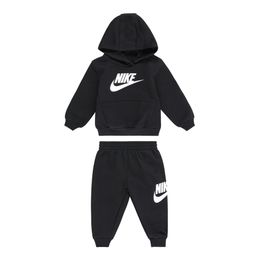 Nike Sportswear Jogginganzug 'CLUB FLEECE' Jungen Gr&ouml;&szlig;e 86/92 schwarz / wei&szlig;