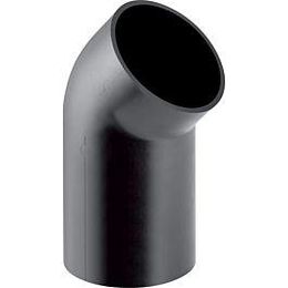Geberit Pe Bogen 367046161 DN 100, 45Grad, mit langem Schenkel, PE-HD
