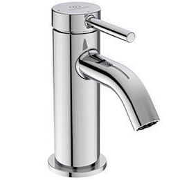 Ideal Standard Ceraline Nuovo Waschtisch-Armatur BD958AA Ausldung 90 mm, mit Push-Open Ventil, Chrom